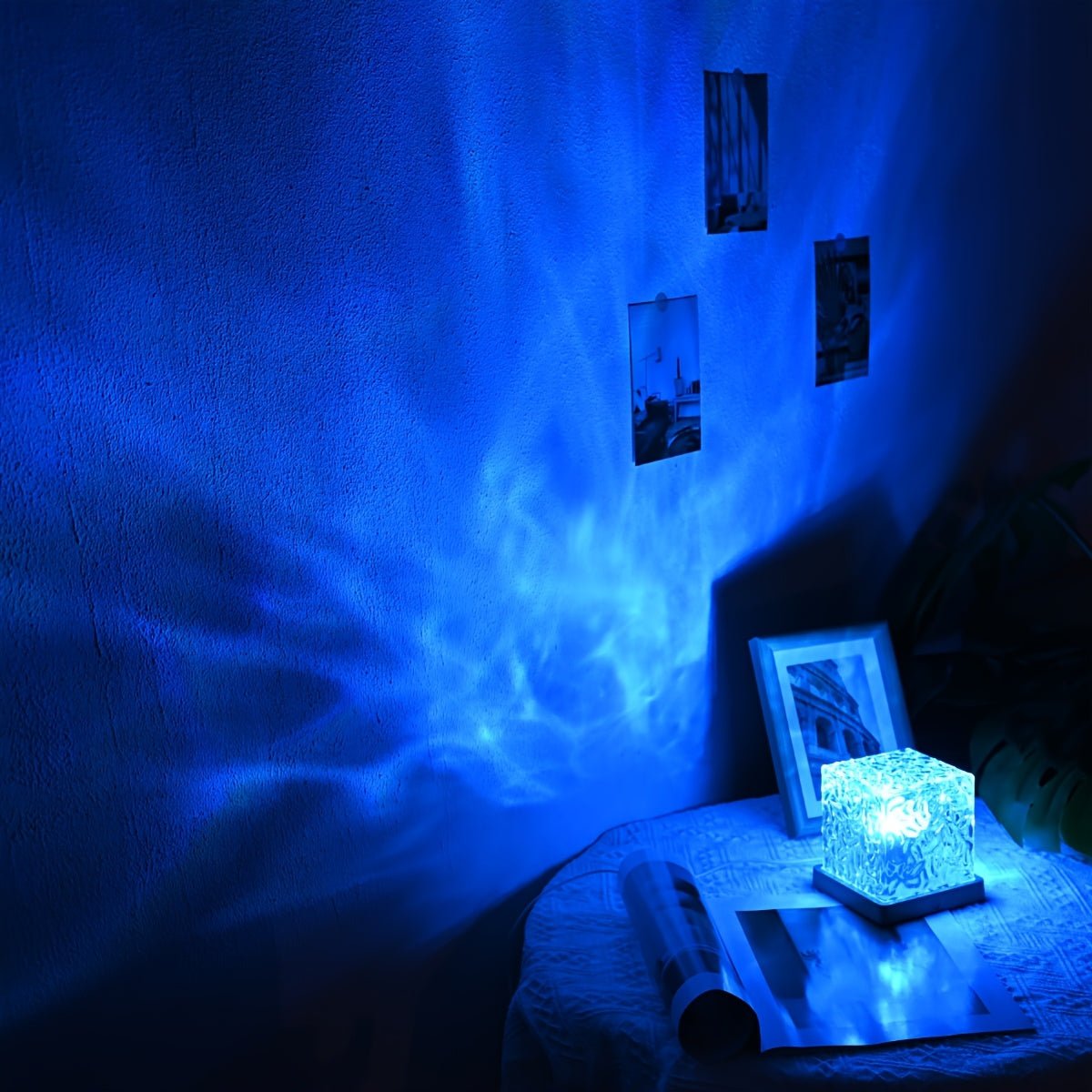 16 Color Ocean Wave RGB Aurora Light Cube with Remote Control