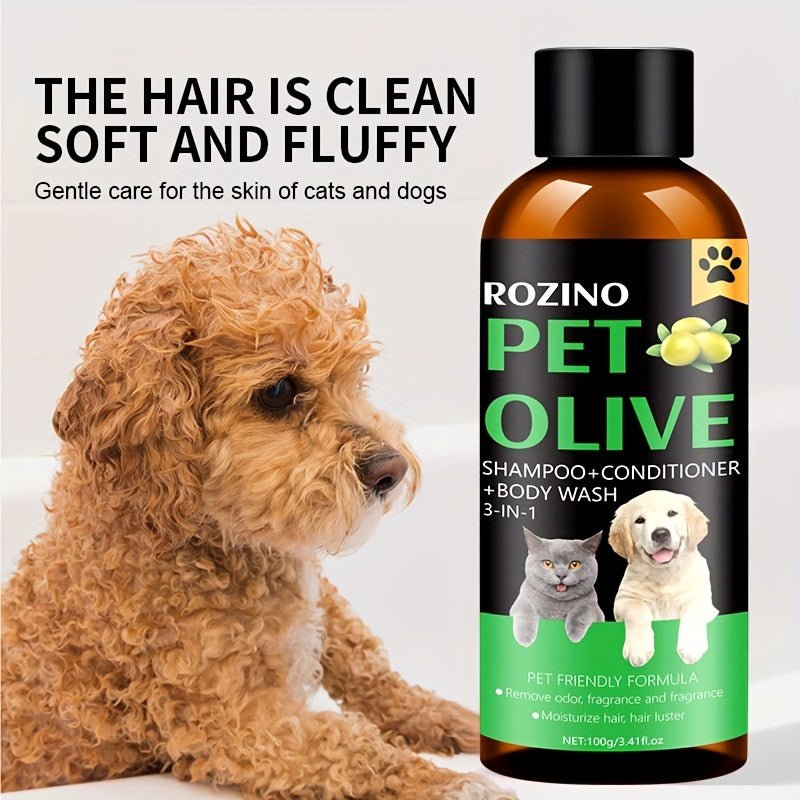 3-in-1 Pet Grooming Shampoo & Conditioner